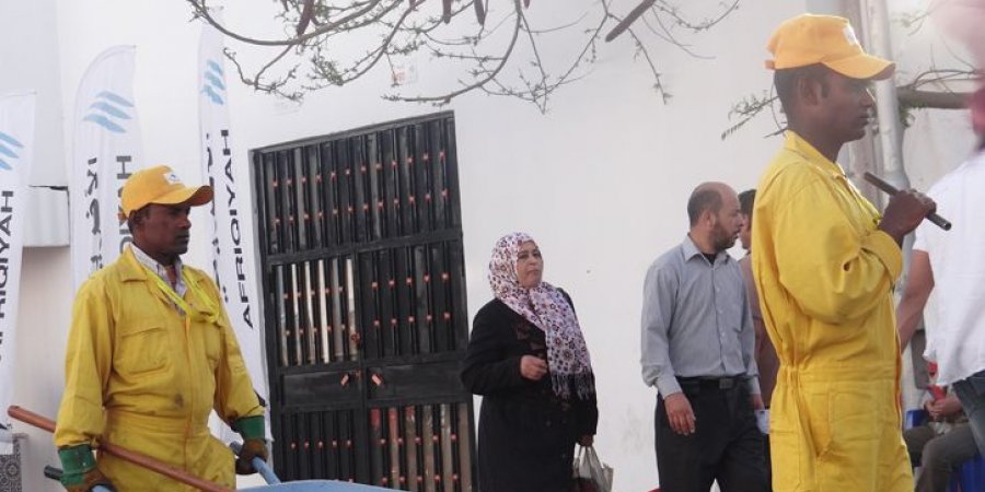 Libyan workers celebrate Labour Day