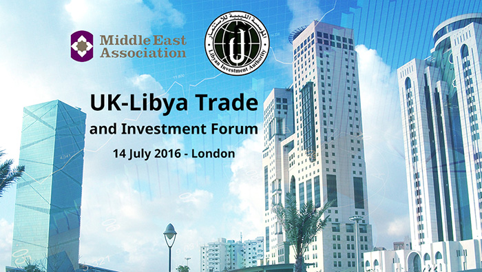 Libya Trade and Investment Forum to be held in London on 14 July
