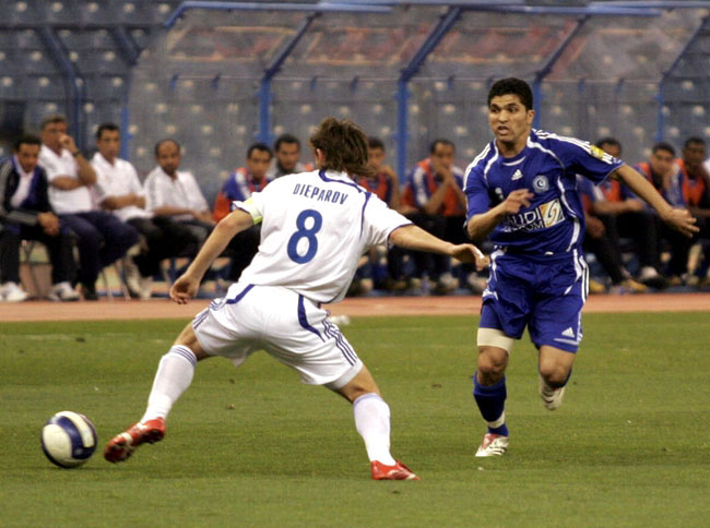 Libyan footballer Tarik Al-Tayeb competes for MBC's Arab Legend title