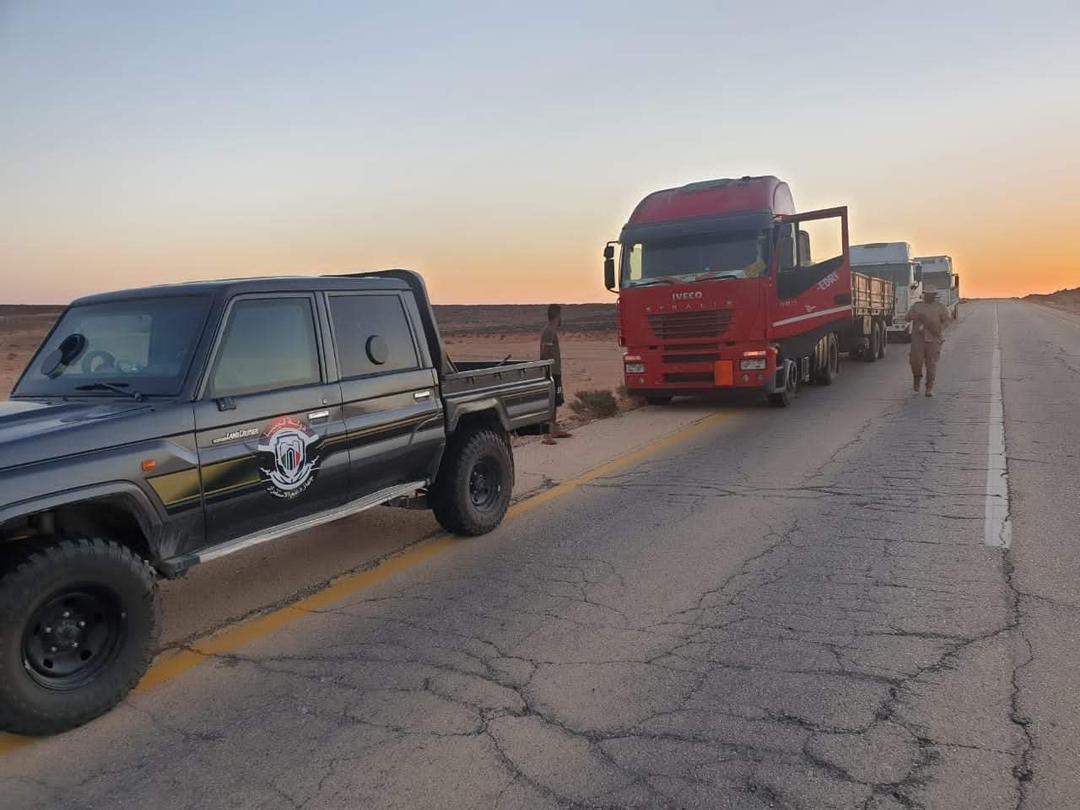 Libya’s SSA seized 3 Fuel Smuggling Trucks