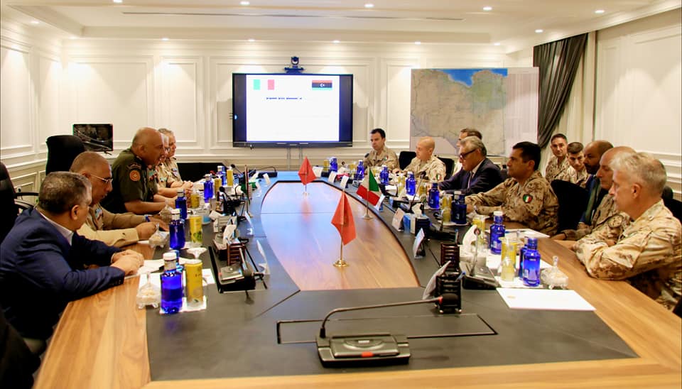 Libya discusses military cooperation with Italy
